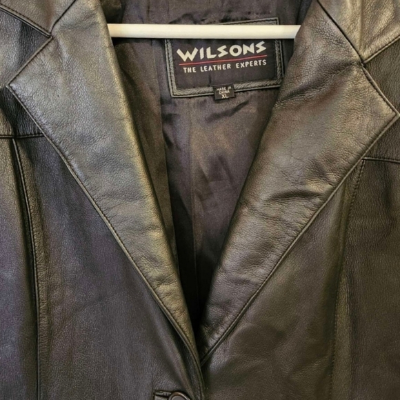 Wilsons Leather | Jackets & Coats | Wilsons Black Leather Coat | Poshmark